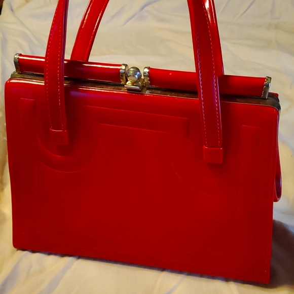 Bags | Vintage Red Bag Great Condition | Poshmark